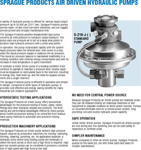 How Sprague Air Driven Hydraulic Pumps Work High Pressure, 56% OFF